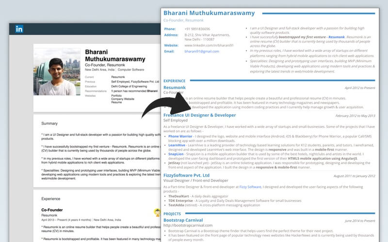 Uploading Your Resume On LinkedIn A Guide To LinkedIn Resume Builder
